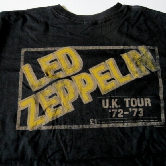 Shirts | Led Zeppelin Gold Runes L Tee | Poshmark
